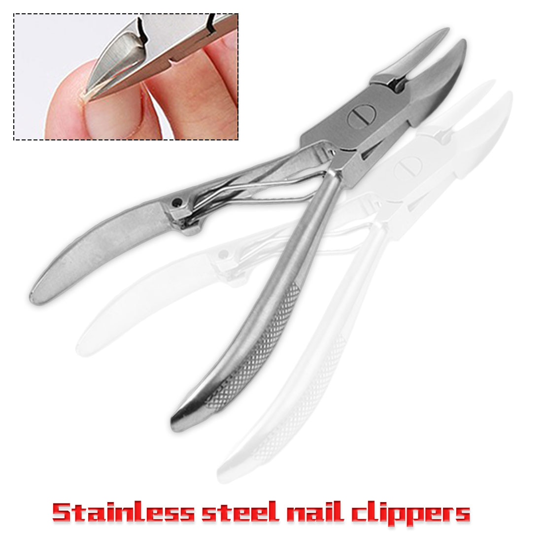 Beauty tongs nail clippers stainless steel nail sc... – Vicedeal