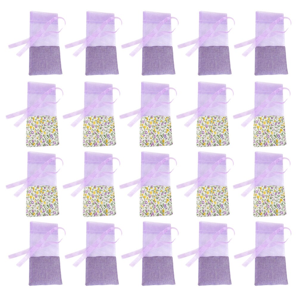 20 piezas gasa lavanda bolsas fragancia bolsa vací... – Grandado