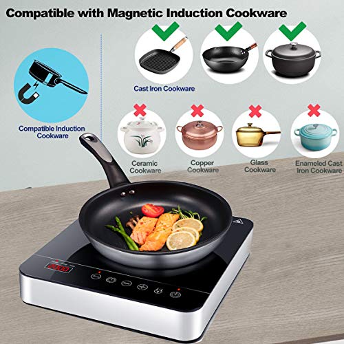 induction Hob, Induction Cooker Portable 2000W, Ce... – Grandado