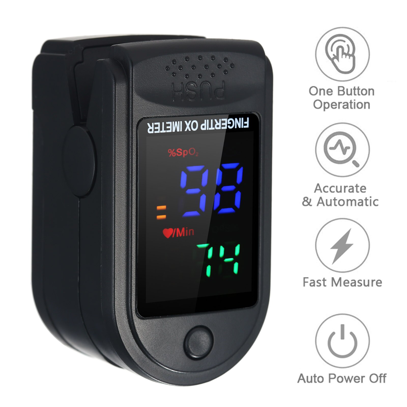Fingertip Oximeter Pulse Detection Fingertip Finge... – Vicedeal