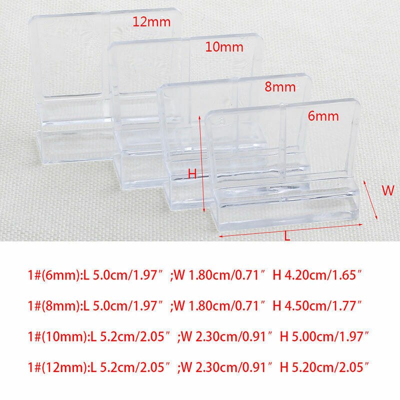 6/8/10/12mm Aquarium Fish Tank Cover Plate Support... – Grandado