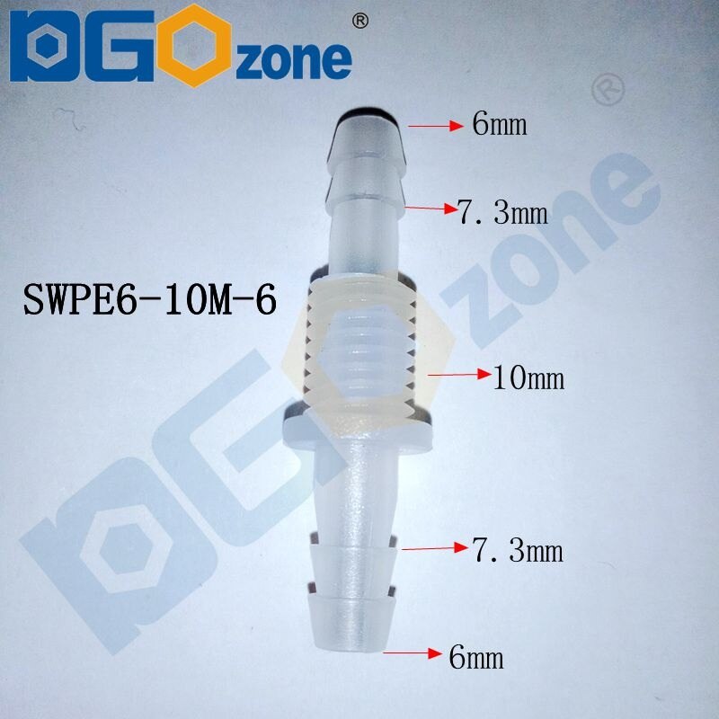 PP plastic bulkhead union straight plastic connect... – Grandado