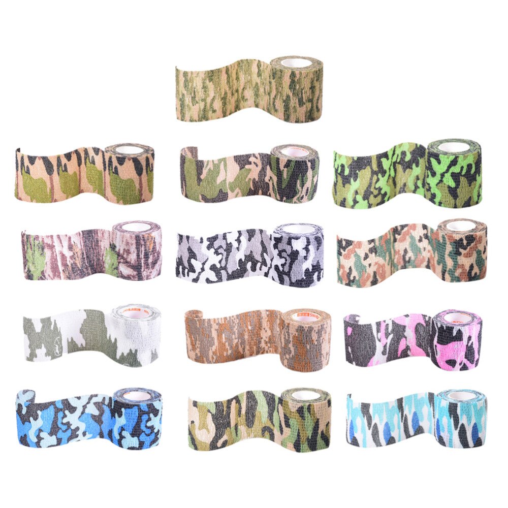 13 Rolls Camouflage Pattern Athletic First Aid Tap... – Grandado
