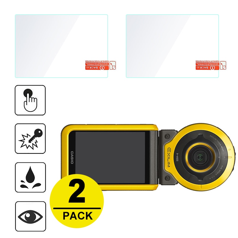 2x Tempered Glass Screen Protector for Casio Exili... – Grandado