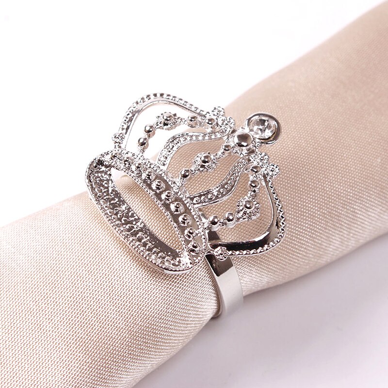Crown Napkin Ring Metal Tissue Ring Napkin Buckle ... – Grandado