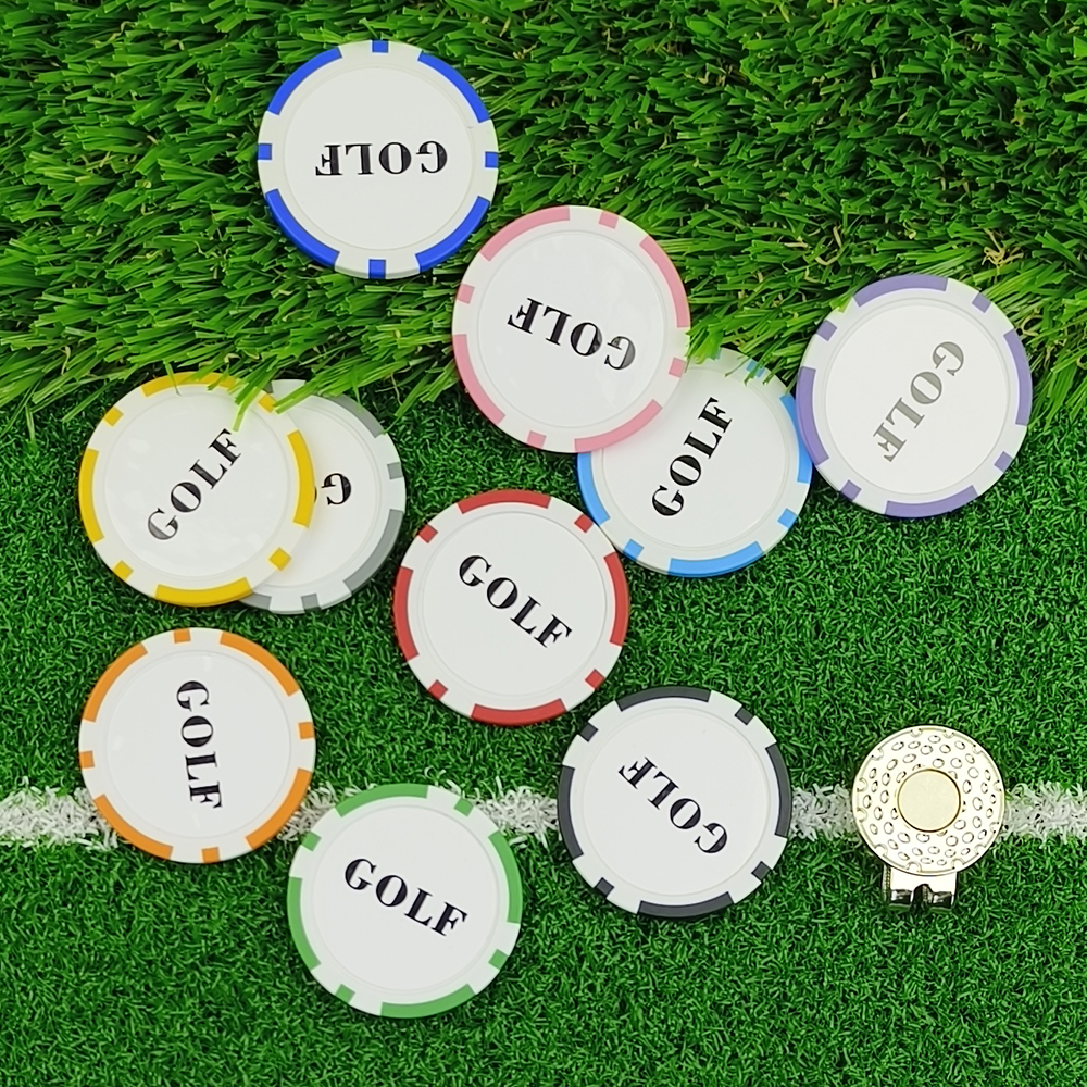 10Pcs Golf Ball Marker Cap Holder 10 Color Golf Po... – Vicedeal
