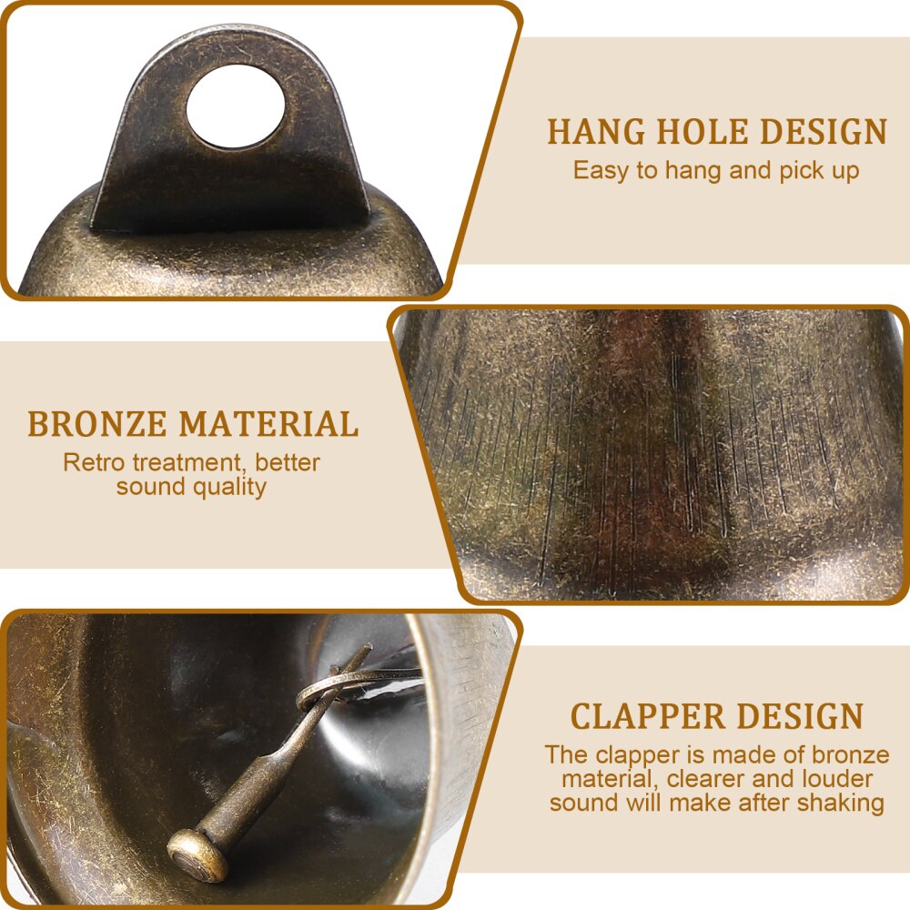 Supvox 20pcs 38mm Copper Bells Metal Hand Bells wi... – Vicedeal