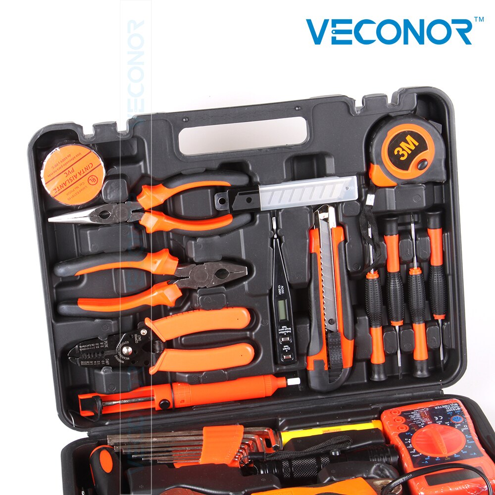 35 pçs kit de ferramentas mão eletricista conjunto... – Grandado