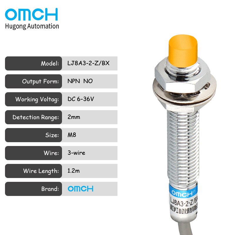 OMCH LJ8A3-2-Z/AY Inductive Proximity Switch Senso... – Grandado