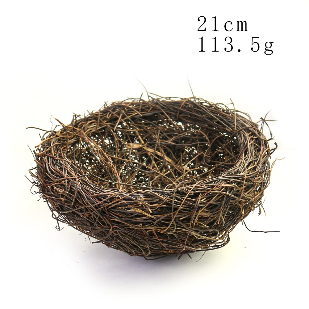 Retro Natura Handmade Weave Rattan Bird Nest Easte... – Grandado