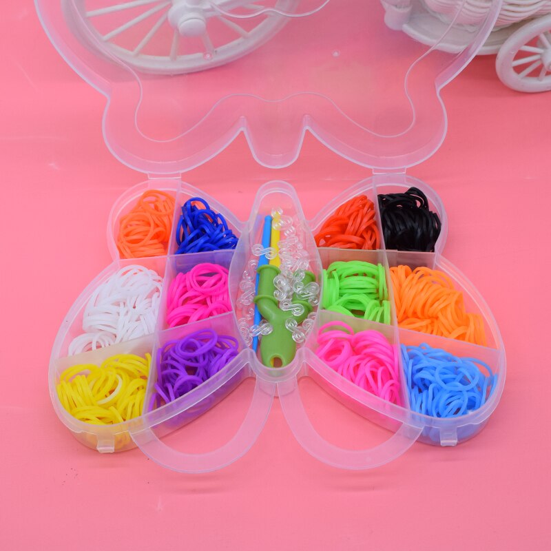 Butterfly 600pcs Diy toys for children rubber band... – Grandado