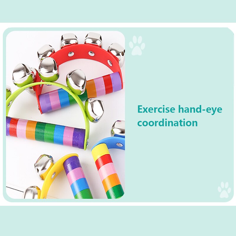 Safety Kids Baby Teether Hand Shake Bell Ring Funn... – Grandado