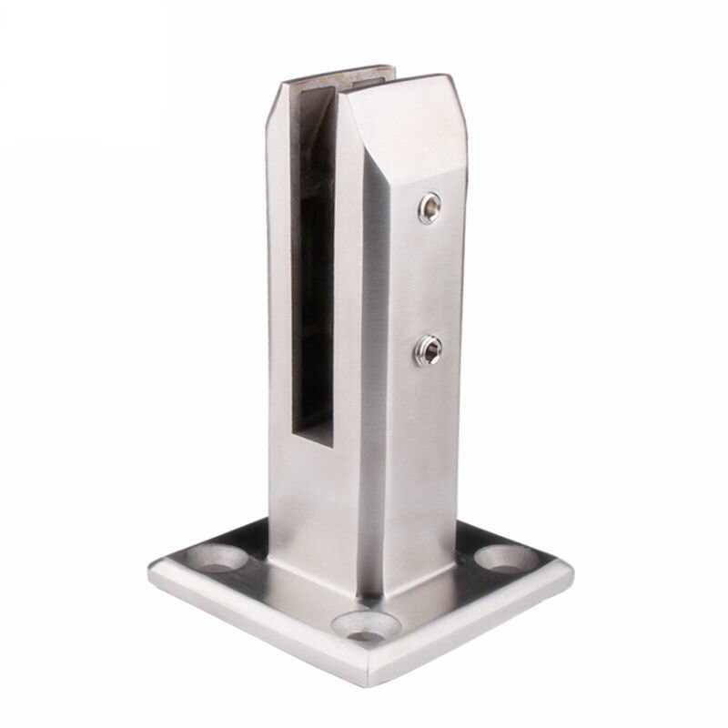 Stainless Steel Square Glass Railing Spigots Pool ... – Grandado