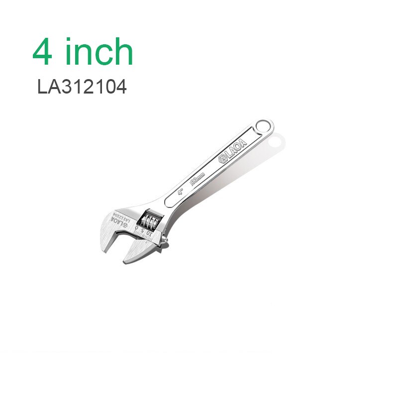 LAOA Monkey Wrench 4" 6" 8" 10" 12" Adjustable Spa... – Vicedeal