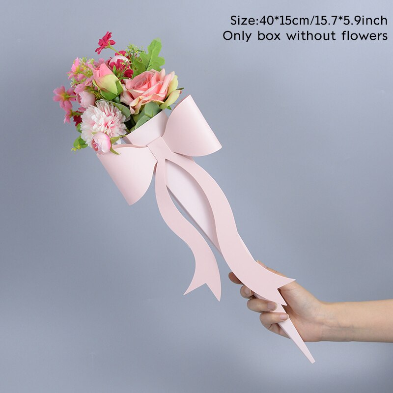 Bowknot Flower Packaging Box Portable Rose Flower ... – Vicedeal