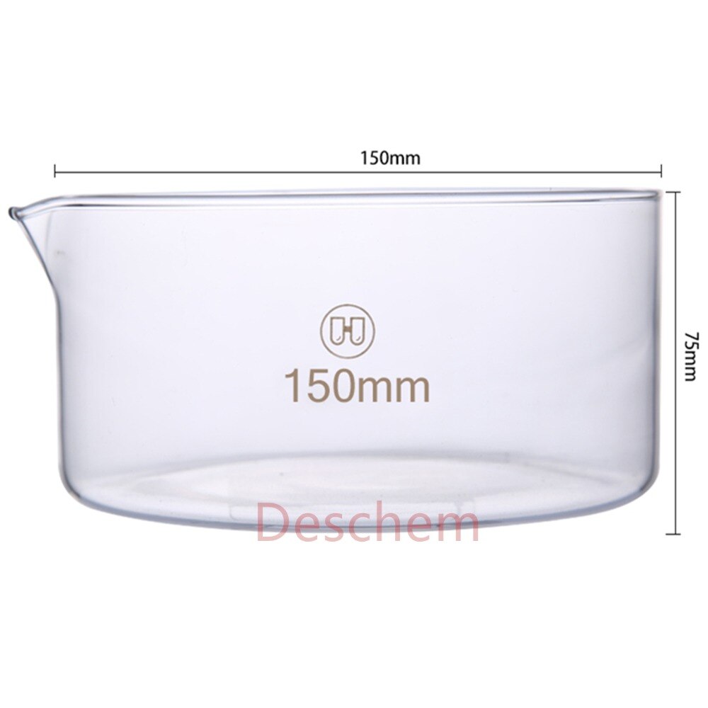 150mm*75mm,Glass Crystallizing Dish,Heavy Wall Lab... – Grandado