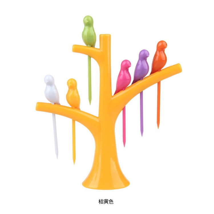 6Pcs+1 Kitchen Gadget Stand Birds Tree Shape Fruit... – Vicedeal