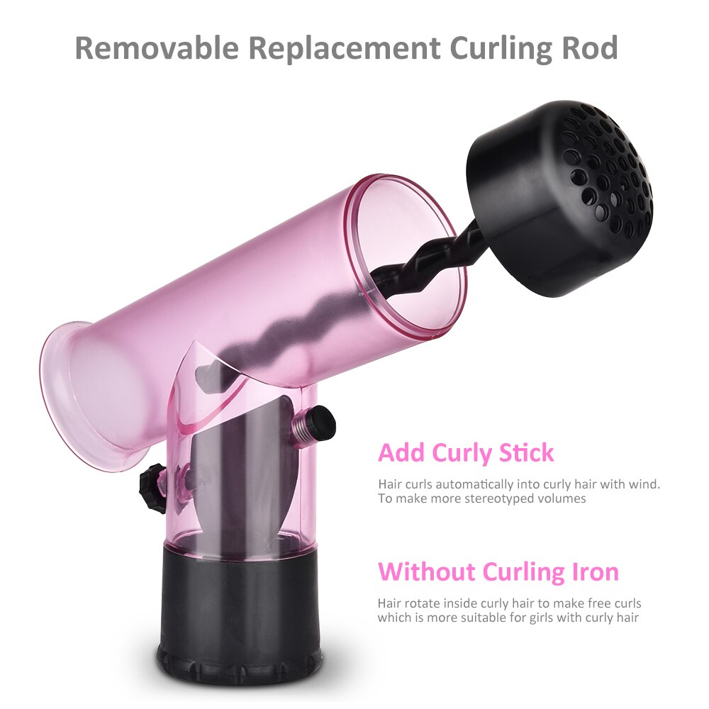 DIY Hair Wind Spin Magic Diffuser Hair Roller Hair... – Grandado