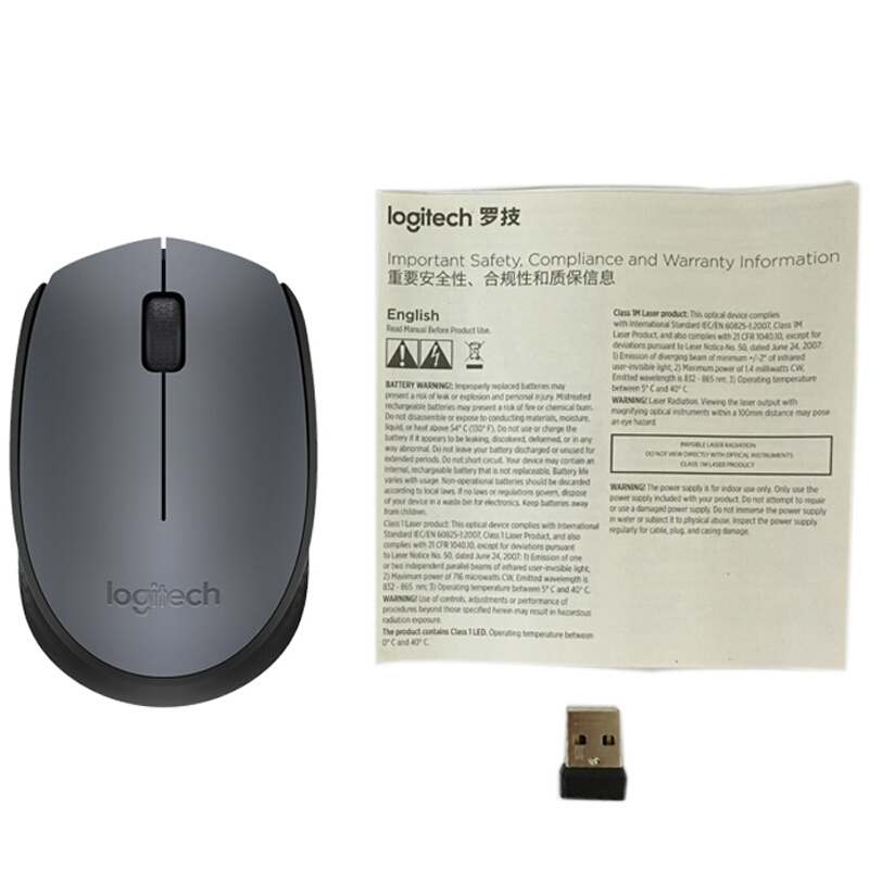 Logitech M170 2.4GHz Wireless Mouse Portable Mouse... – Grandado