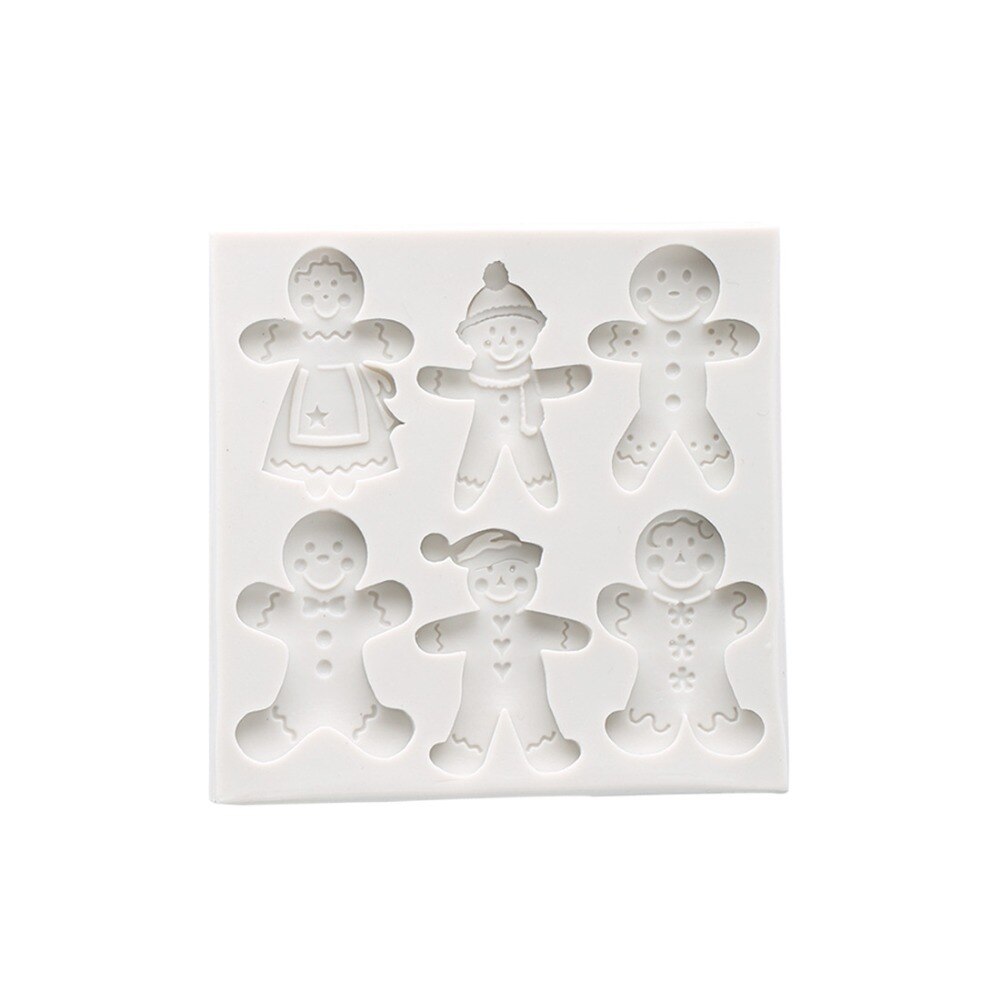 Pepperkakemann snømann form silikonform såpeform k... – Grandado