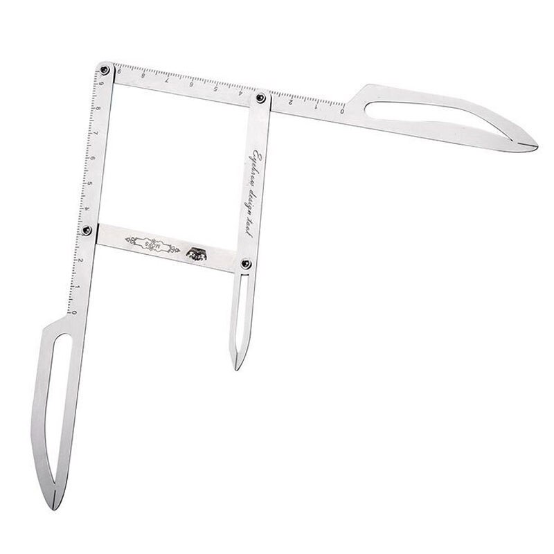 1pcs Stainless steel Golden Ratio CALIPERS Eyebrow... – Vicedeal