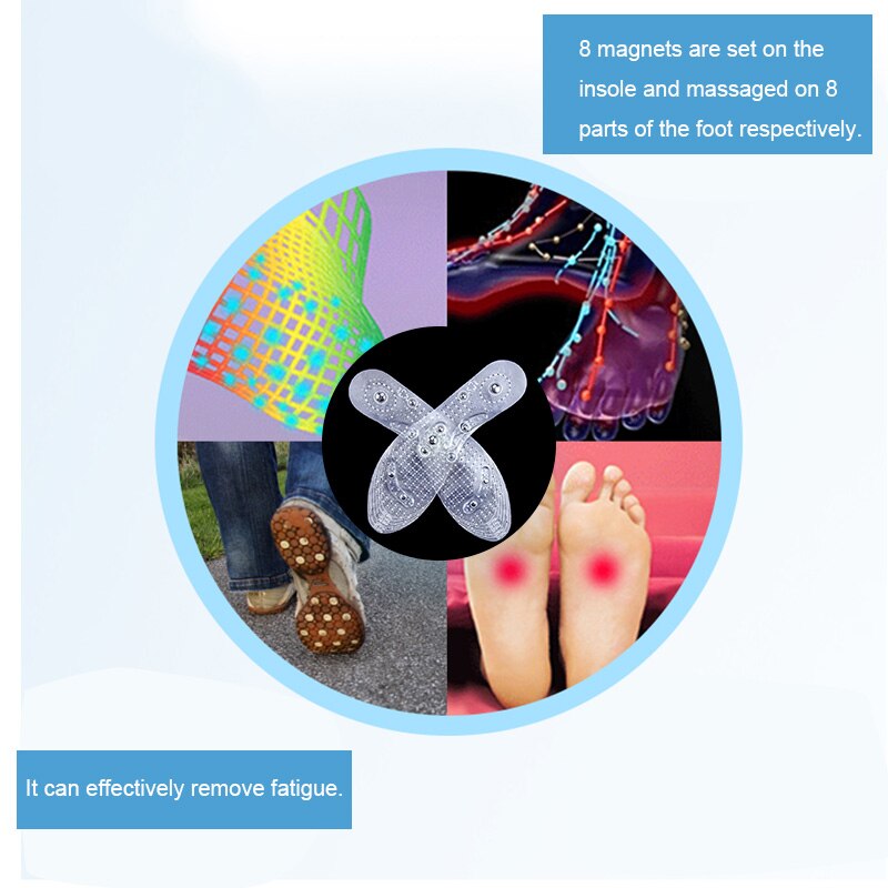 Magnetic Acupressure Insoles Massage Shoes Pads fo... – Grandado