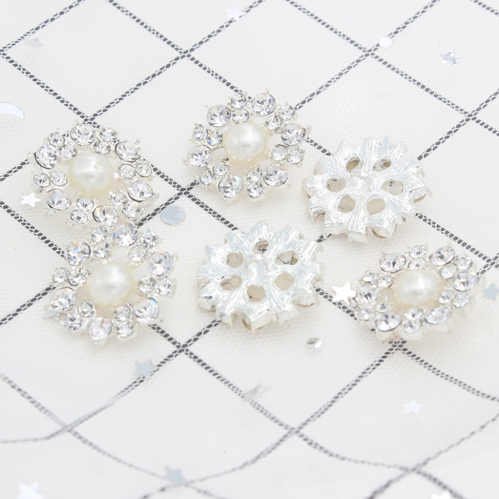 Nidalee 21mm DIY Rhinestone Shank Button Metal Uph... – Grandado