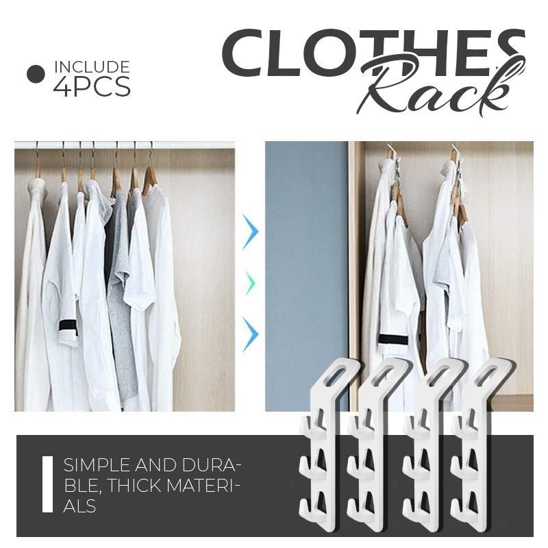 4PCS Clothes Hanger Connector Hooks Mini Space Sav... – Vicedeal