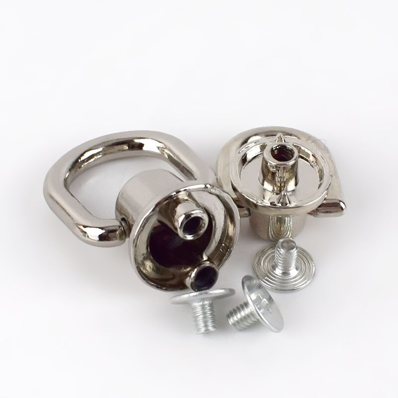 10pcs 10/13mm Round Head D Ring Stud Bag Side Clip... – Grandado