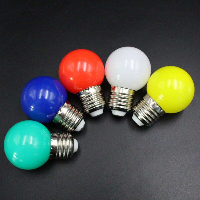 E27 Led Bulbs - E27 1w Pe Frosted Led Globe Colorf... – Vicedeal