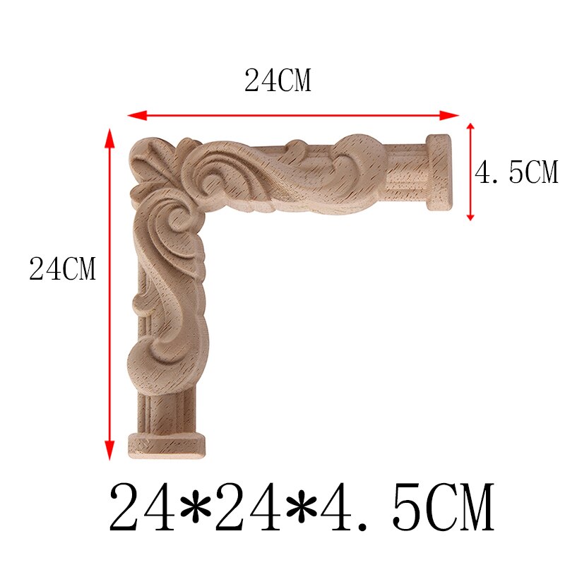 Wood Mouldings Wood Applique Wood Decal Onlay Unpa... – Grandado