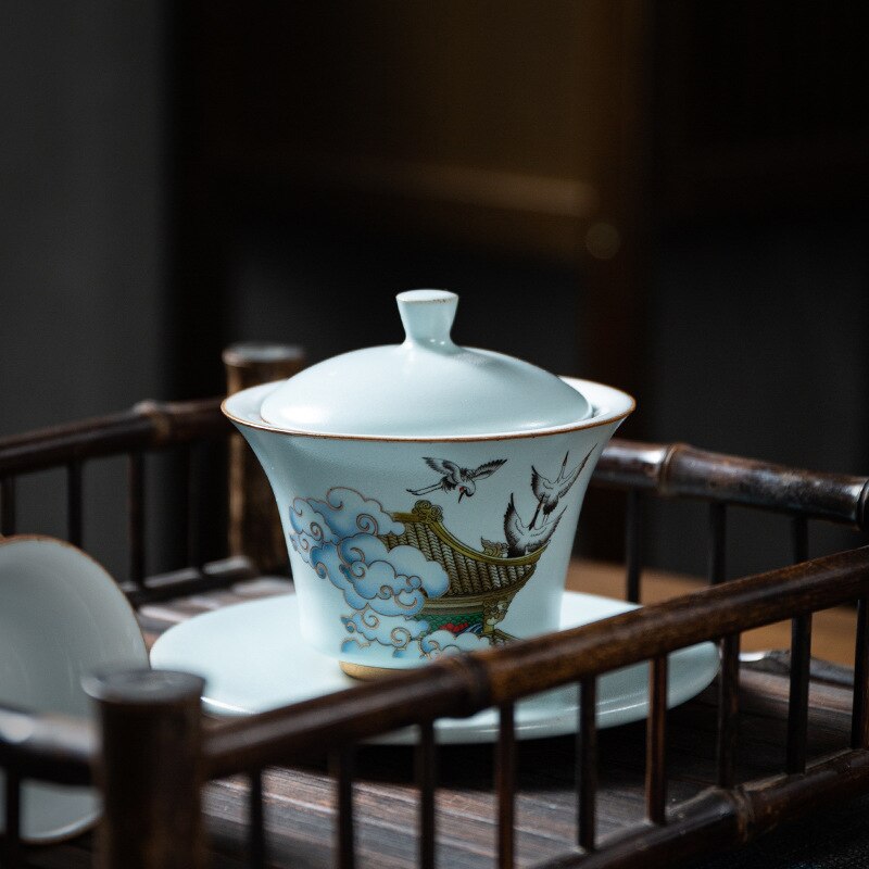 Days Celadon Glaze Ru Ware rui he Tureen Japanese ... – Vicedeal