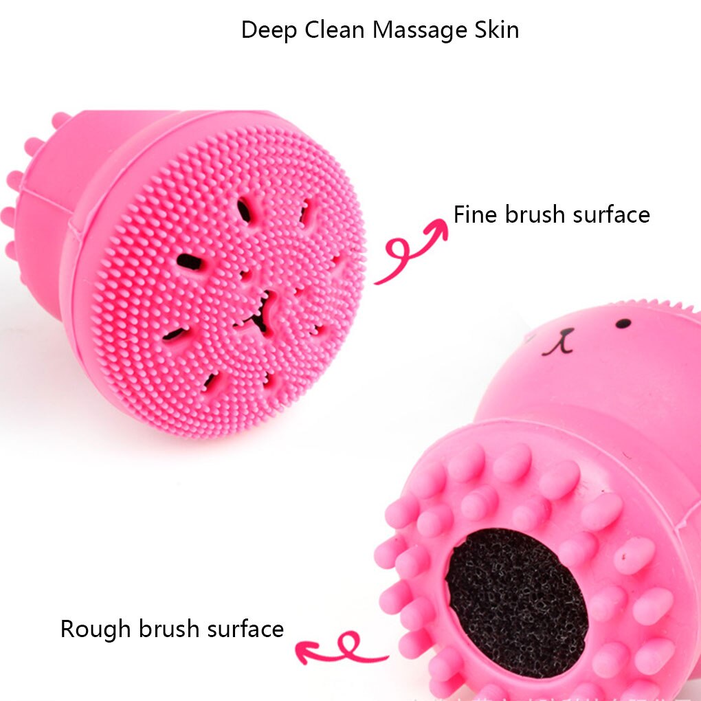 1/2Pcs Mini Gezicht Cleaner Brush Siliconen Octopu... – Grandado