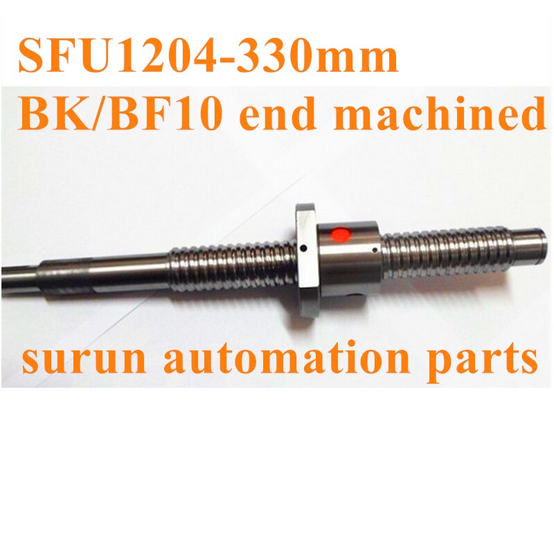 RDBB SFU1204 330mm ballscrew BK/BF10 machined roll... – Vicedeal