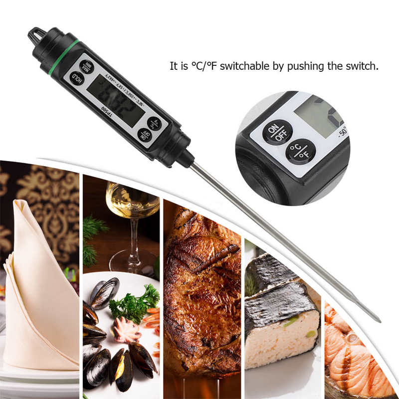 Digital Food Meat Thermometer Kitchen Cooking BBQ ... – Grandado