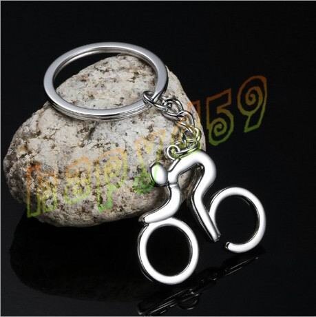 metal Sporty man Road bicycle figure keychain keyr... – Grandado
