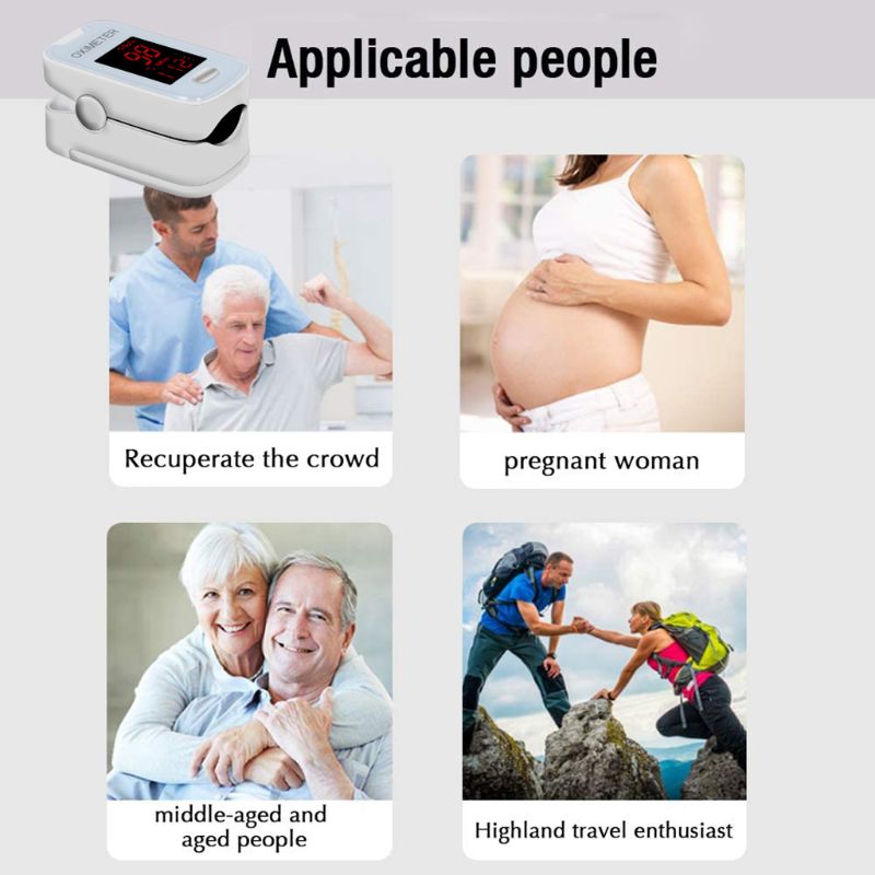 Vingertop Pulsoxymeter Oxymeter SPO2 Pr Pi Monitor... – Vicedeal