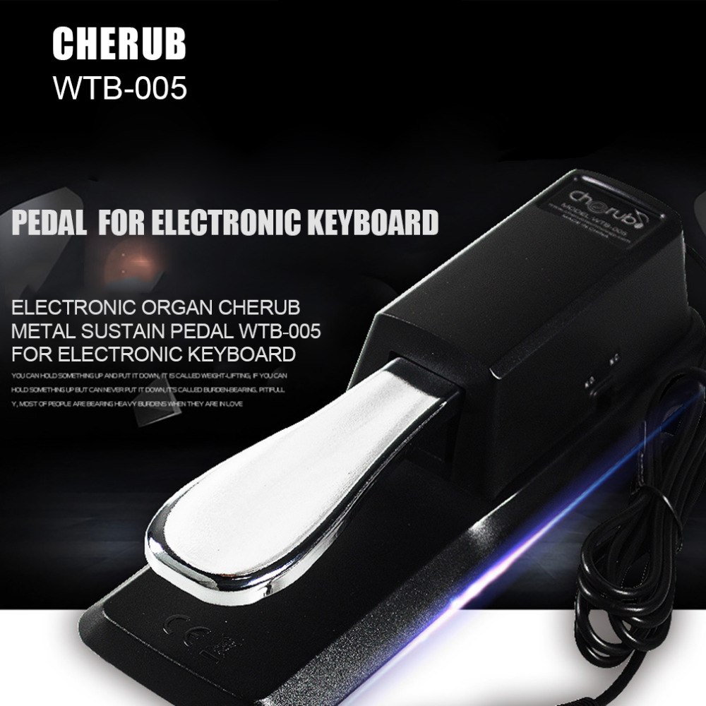 Cherub Electronic Organ Metal Sustain Pedal WTB-00... – Vicedeal