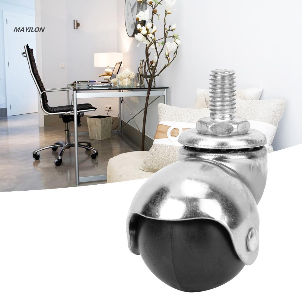 4PCS Universal Ball Swivel Furniture Casters Wheel... – Grandado