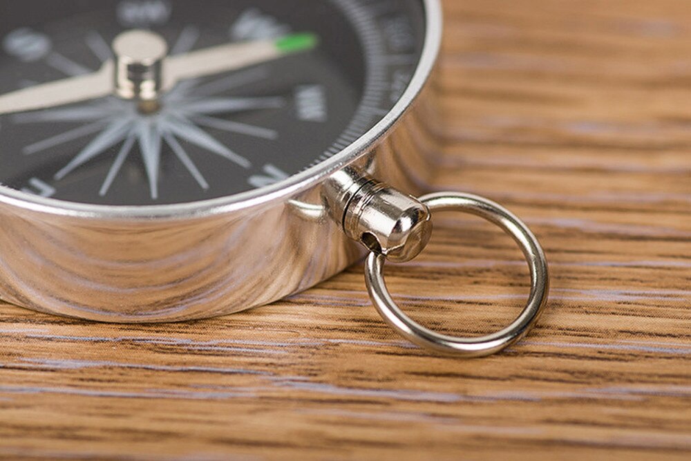 25# Mini Pocket Compass Hiking Lightweight Aluminu... – Grandado