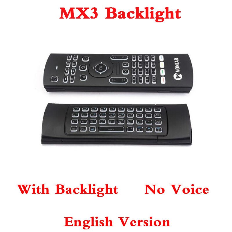 Backlit MX3 Air Mouse Smart Voice Remote Control 2... – Vicedeal