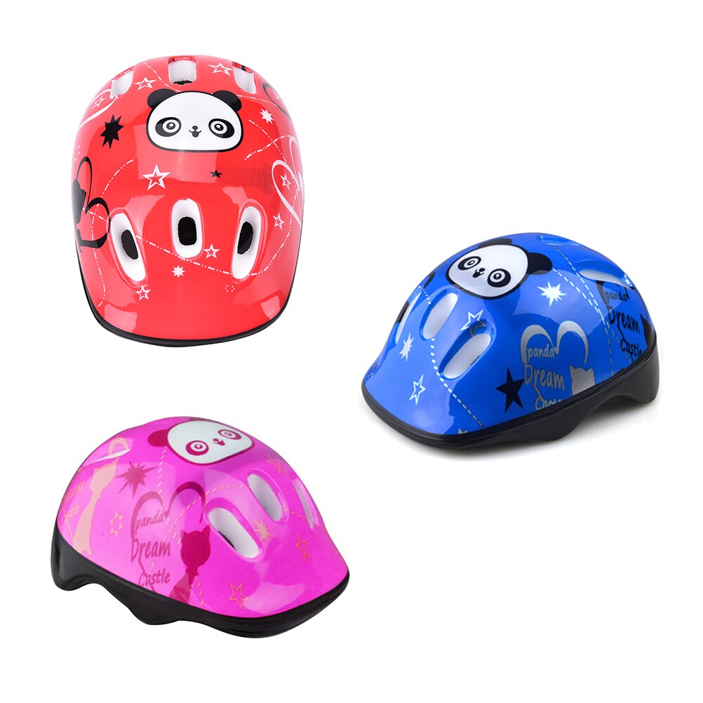 Kids Sports Panda Pattern Head Helmets Skating Ska... – Grandado