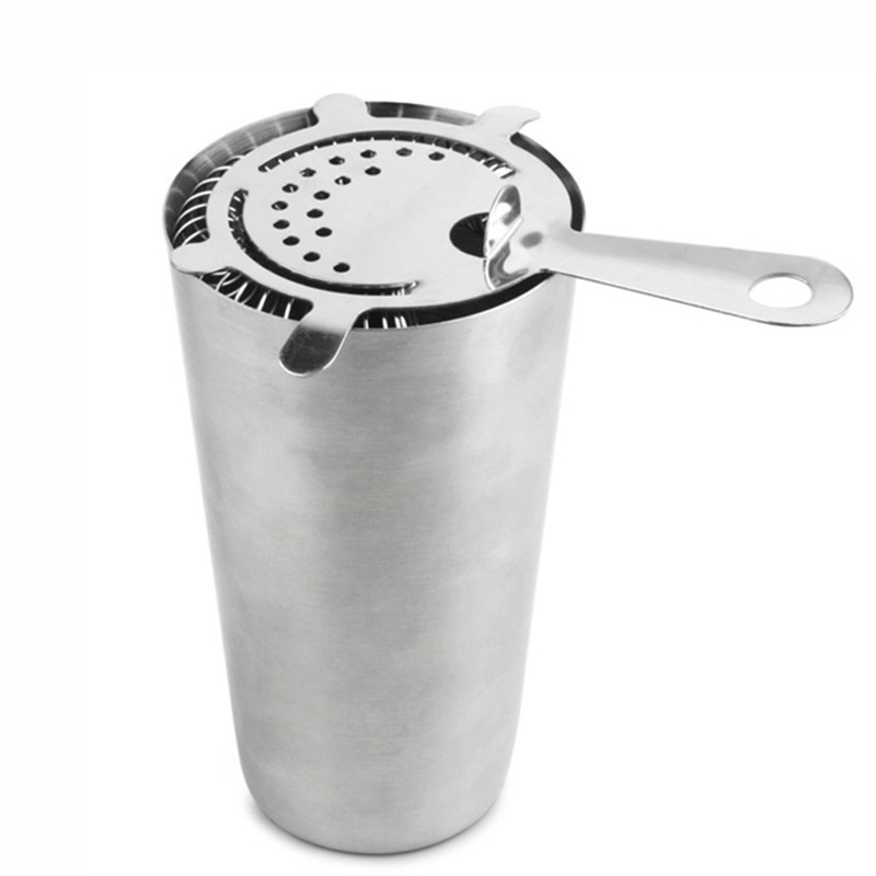 Silver Bartender Cocktail Shaker Stainless Steel S... – Vicedeal