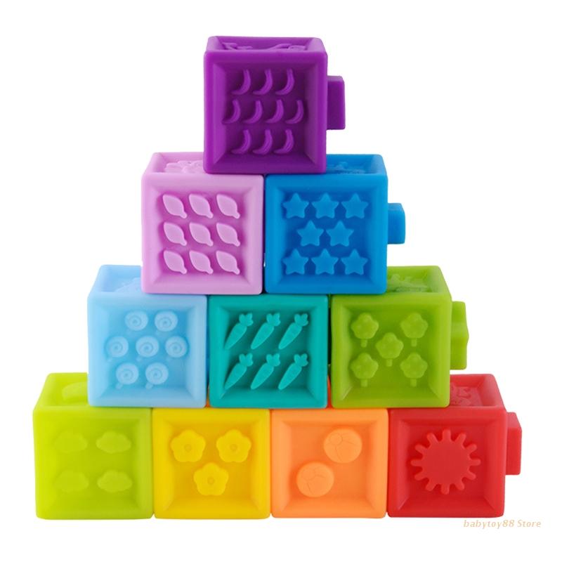 Y4UD Soft Stacking Blocks Infant Bath Toys for Bab... – Vicedeal