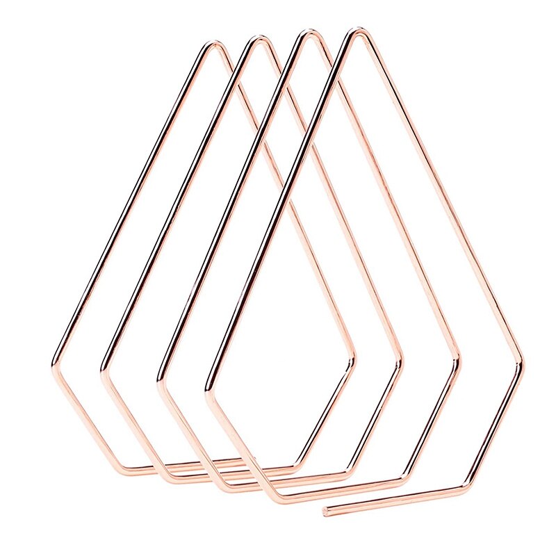 2PCS Rose Gold Mail Sorter Wire File Organizer Mai... – Grandado