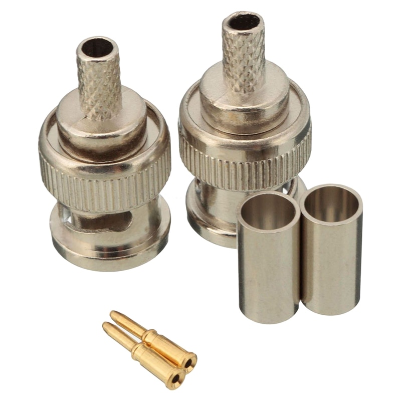 10 Sets 3 Stuk Bnc Male RG58 Plug Crimp Connectors – Grandado