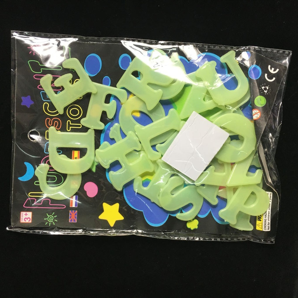 Luminous 26 English Alphabet Letter Absorb Light G... – Grandado