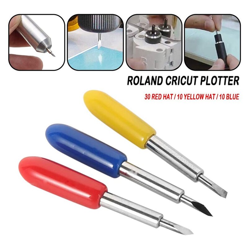 30/45/60 Degree Vinyl Cutter Blades, 50Pcs Tungste... – Grandado