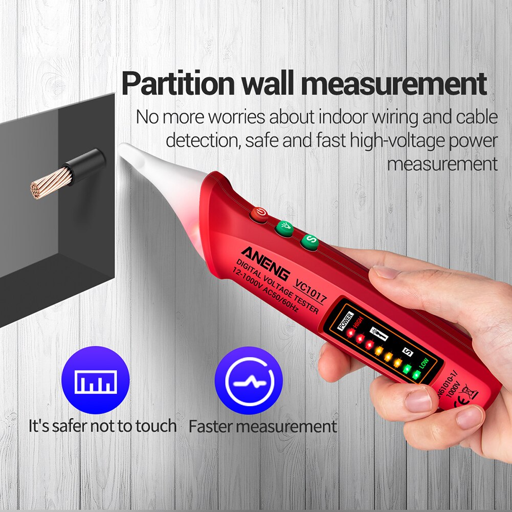 VC1017 Non-contact LED Electric Tester Pen Digital... – Vicedeal