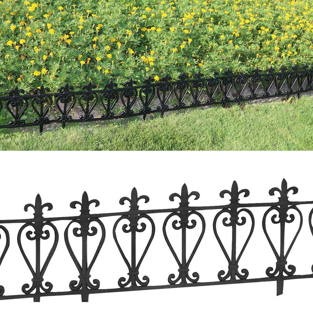 Flowerbed Fence Decorative Cast Border Fencing Pla... – Grandado